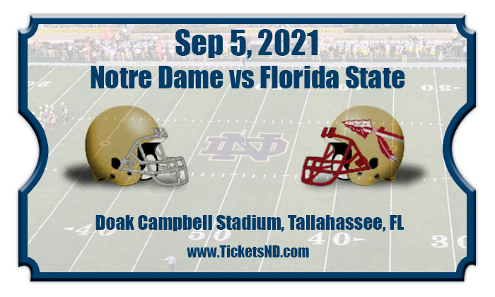 Notre Dame Fighting Irish Vs Florida State Seminoles Football Tickets